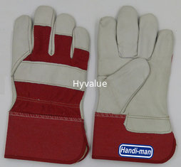 China 10 inch Cowhide Leather with cotton back Working Gloves supplier