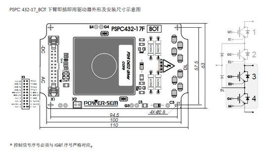 3-level IGBT driver, pspc432-17series,