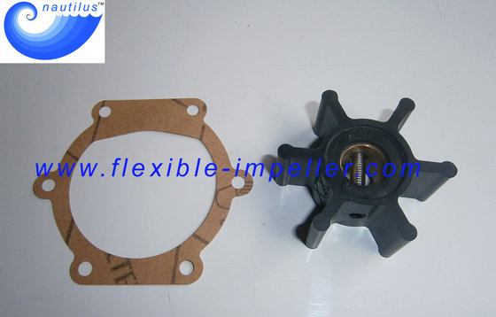 Raw Water Pump Flexible Rubber Impeller Replace Jabsco Impeller 673-0003 Nitrile