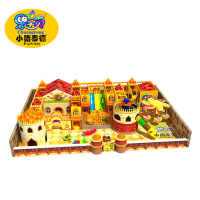 Shopping Center Kids Indoor Playground Equipment High Capacity Fire Resistance