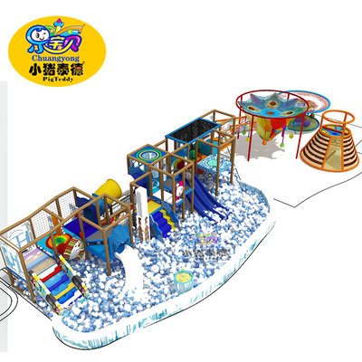 Indoor Soft Play Equipment , New Caterpillar Type Tunnel Baby Soft Play Equipment