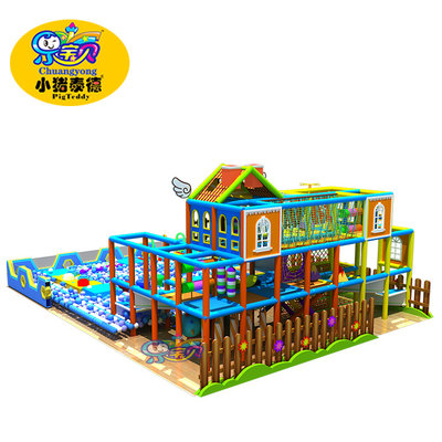 Large Childrens Indoor Play Equipment , Indoor / Outdoor Kids Soft Play Equipment