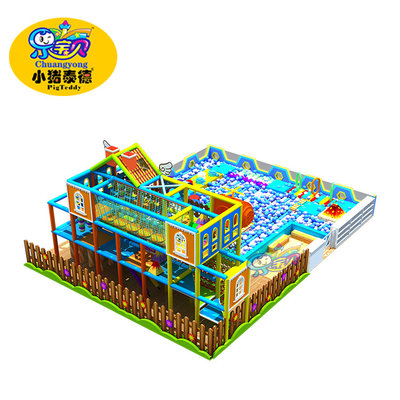 Big Capacity Soft Indoor Playground Equipment European Standard Environmental Protection