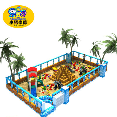 Big Sand Pit Kids Outside Play Equipment , Natural Ocean Sand Play Sand Pit