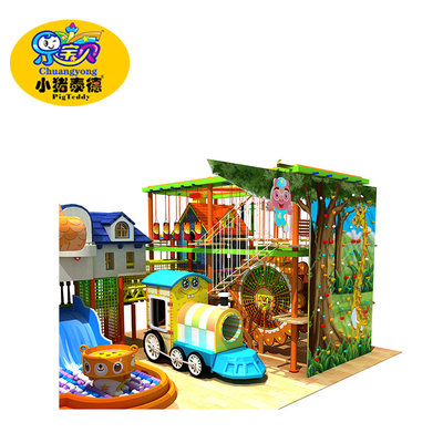 Outdoor Playground Play Centre Equipment , Adventure Park Soft Play Room Equipment