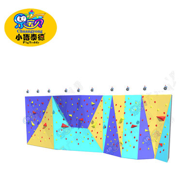 Commercial Kids Rock Climbing Wall High Security Environmental Protection