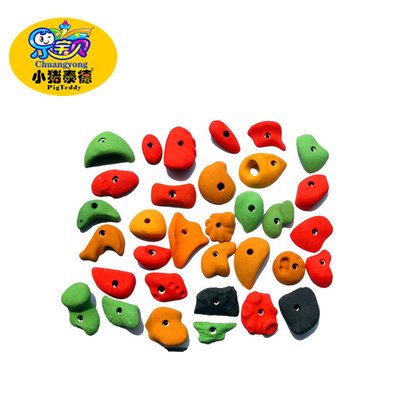 Commercial Kids Rock Climbing Wall High Security Environmental Protection