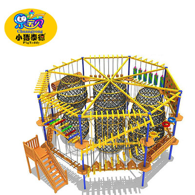 Children'S Play Center Equipment , Kids Adventure Indoor Playground Set