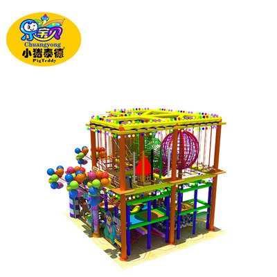 Outdoor Activitie Rope Playground Equipment For Adventure Park Obstacle Course
