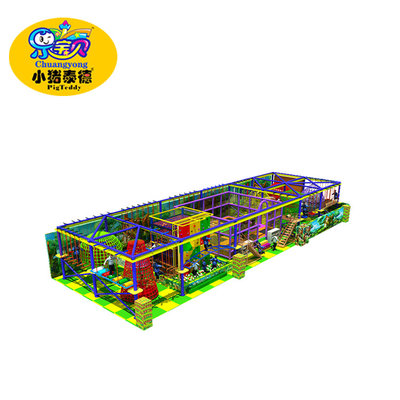 Attractive Kids Indoor Obstacle Course Equipment Playground High Capacity