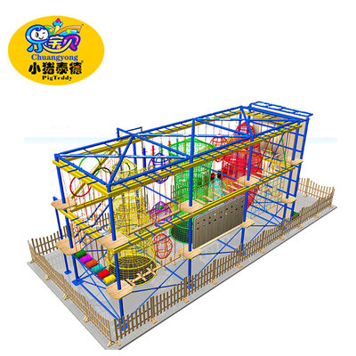 Hot Selling Rope Outdoor Adventure Park Playground Rope Course