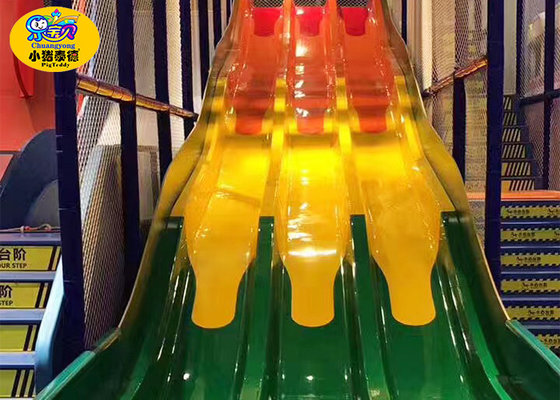 Shopping Centers Kids Indoor Slide , Preschool Big Playground Slides