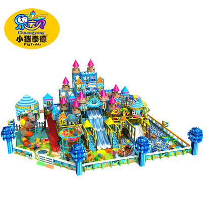 Funny Kids Indoor Playground Equipment , Commercial Indoor Play Structures