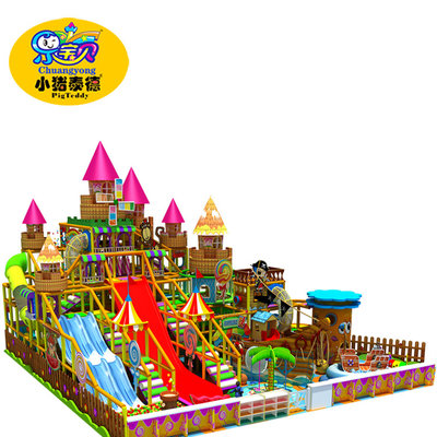 Safe Commercial Soft Indoor Playground Equipment Capacity 100 - 200 Kids