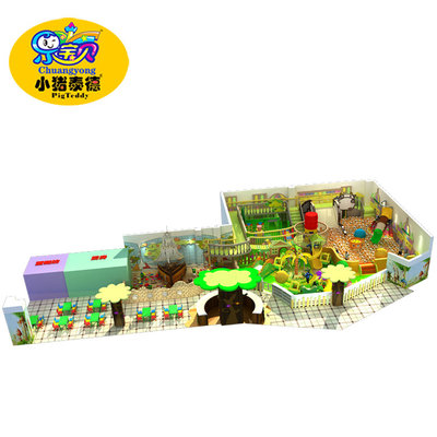 Amusement Commercial Indoor Play Equipment  Jungle Themed For Children
