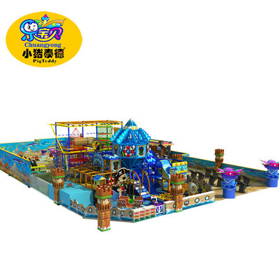 Commercial Soft Play Equipment , Customized Children Indoor Soft Play Structures