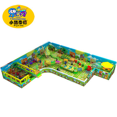 Indoor Playroom Equipment , Amusement Parks Kids Indoor Play Equipment