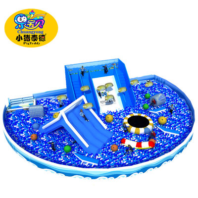 Amusement Park Baby Ball Pit And Balls , Custom Small Kids Indoor Ball Pit
