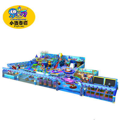 Naughty Castle Soft Indoor Playground Equipment Non - Toxic Fire Resistance