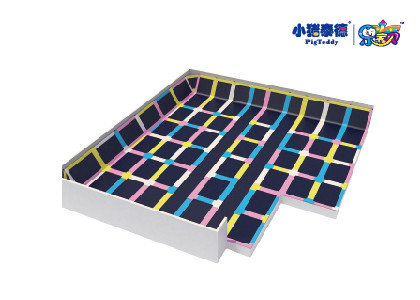 Commercial Indoor Jumping Trampoline , Play Center Sky High Trampoline Park