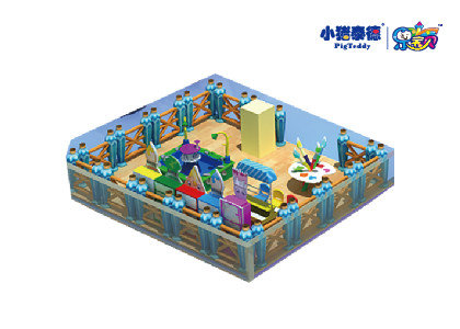 Customized Toddler Handmade Playground Equipment For Stimulated Children'S Curiosity