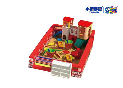 Amusement Park Large Childrens Sand Pit , Custom Kids Indoor Play Equipment