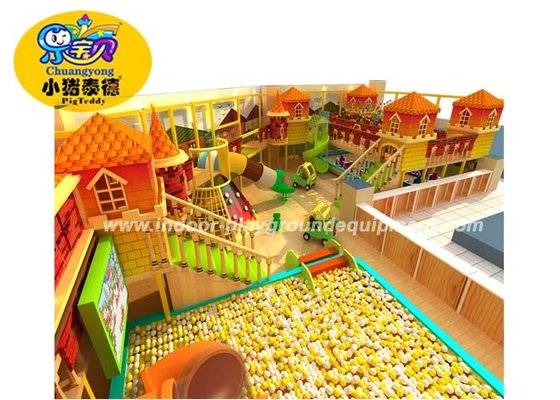Indoor Toddler Soft Play Equipment With Foam / Sponge / Plastic Material