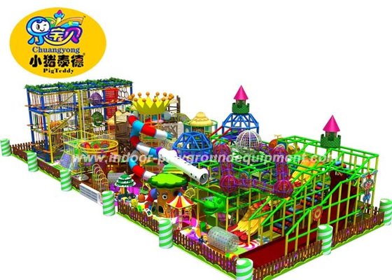 Children Outward Bound Wooden Adventure Playground Customized Size