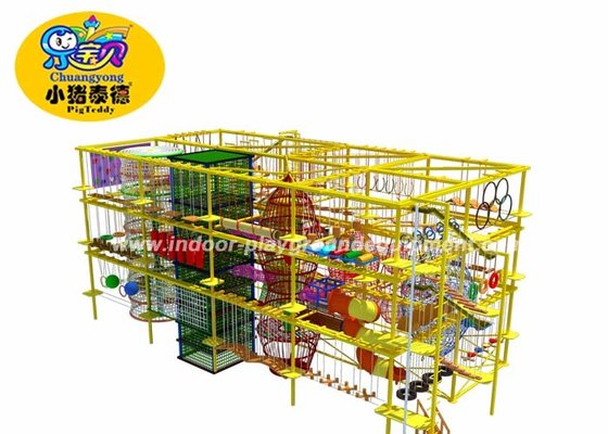 Weather Resistant Indoor Obstacle Course Equipment For Children 5 - 14 Years Age