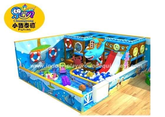 Safety Soft Indoor Playground Equipment With Ball Pool / Kids Play Centre Equipment