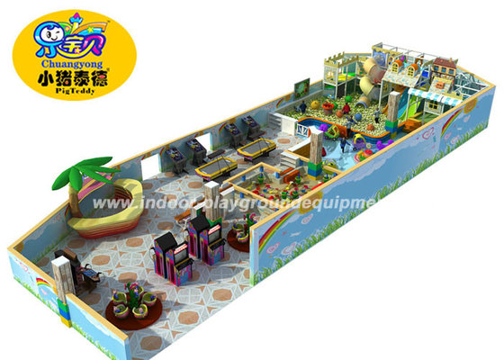 Customized  Soft Indoor Playground Equipment / Space Theme Children Park Indoor Soft Play Area