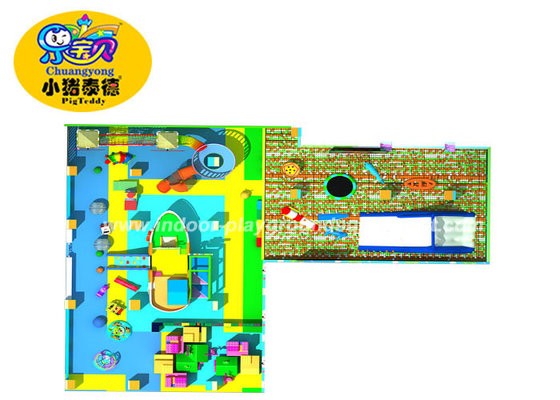 Anti UV Soft Play Area Games Equipment , Durable Kids Indoor Play Equipment