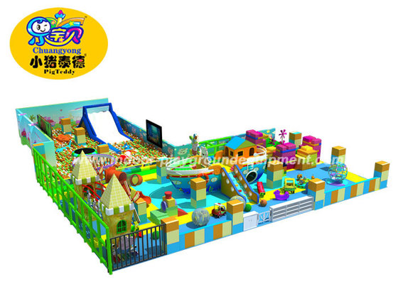 Anti UV Soft Play Area Games Equipment , Durable Kids Indoor Play Equipment