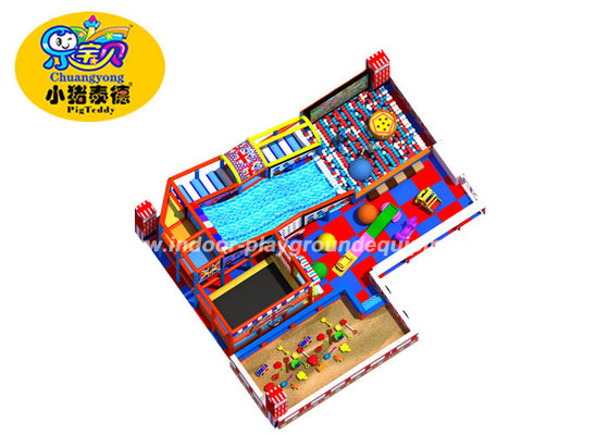 Anti - Crack Funny Soft Indoor Playground Equipment With 1 Year Warranty
