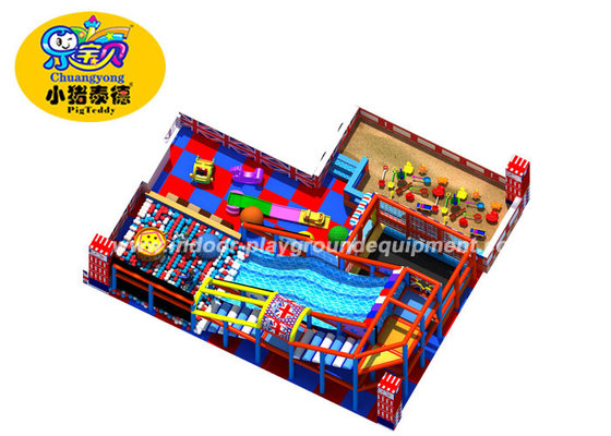 Anti - Crack Funny Soft Indoor Playground Equipment With 1 Year Warranty