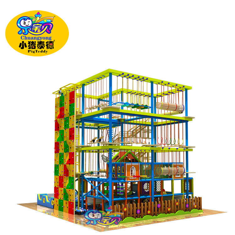 Adults / Children 'S Obstacle Course Equipment For Outdoor Park Big Capacity