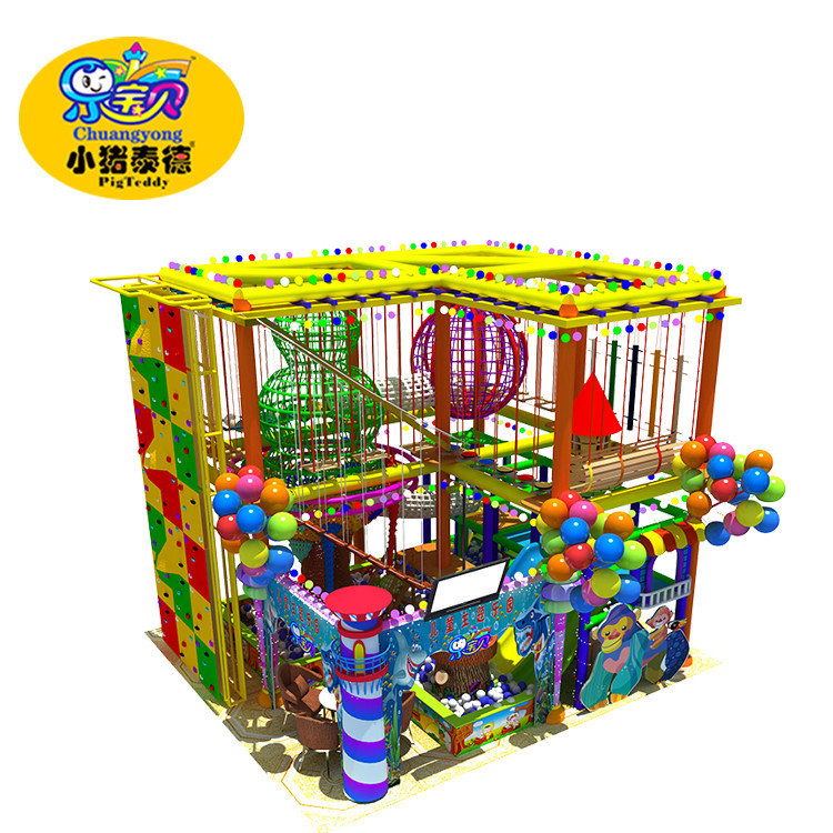 Best Selling Rope Course Playground Kids Climbing Rope Course