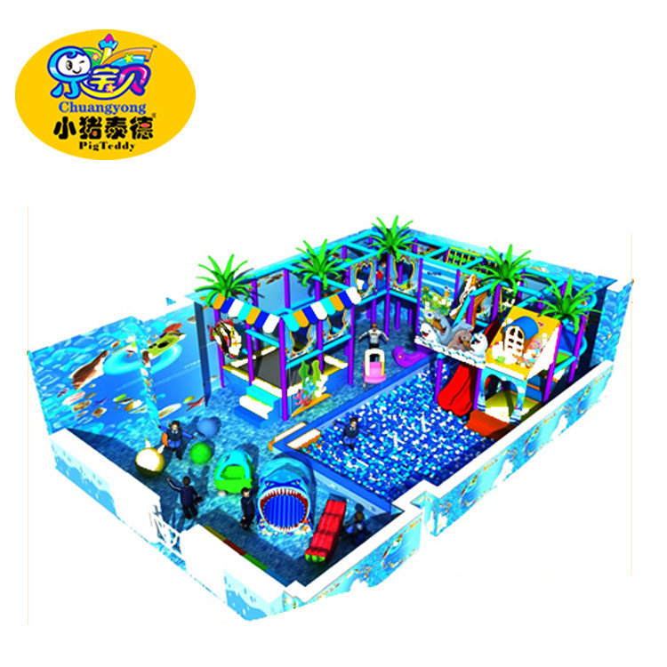 Kids soft indoor playground equipment naughty castle ball pool playground for kids
