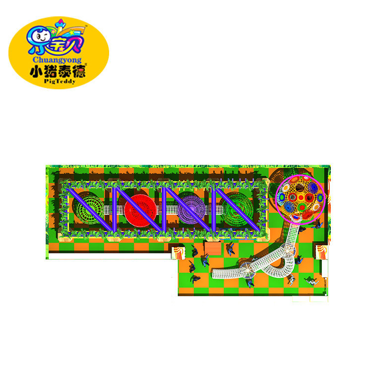 Funny Kids Assault Course Equipment , Children'S Outdoor Obstacle Course Equipment
