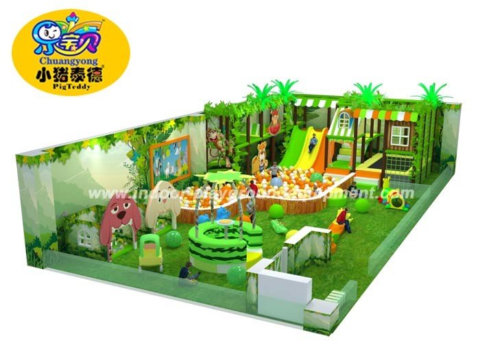 Kids Play Center Inside Soft Toys Indoor Playground Equipment Eco - Friendly Material