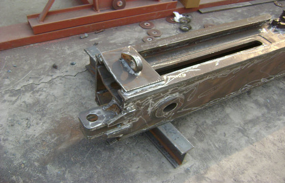 1.0m 8 ton 4DUO Mining Hydraulic Drive Hoist Monorail Beam For Suspended Mining Locomotive