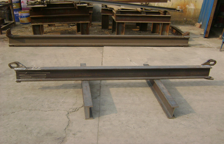 Industrial Mining Suspended Locomotive Underground Light Rail System 2.4m for U - shaped Slot