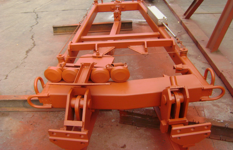 16 degrees mining suspended Monorail System switch with curved rail running track monotractors