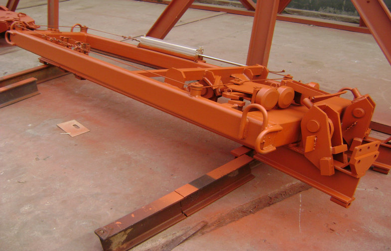 Custom mine suspended Monorail System switches track via air cylinder pneumatic for Girder runway