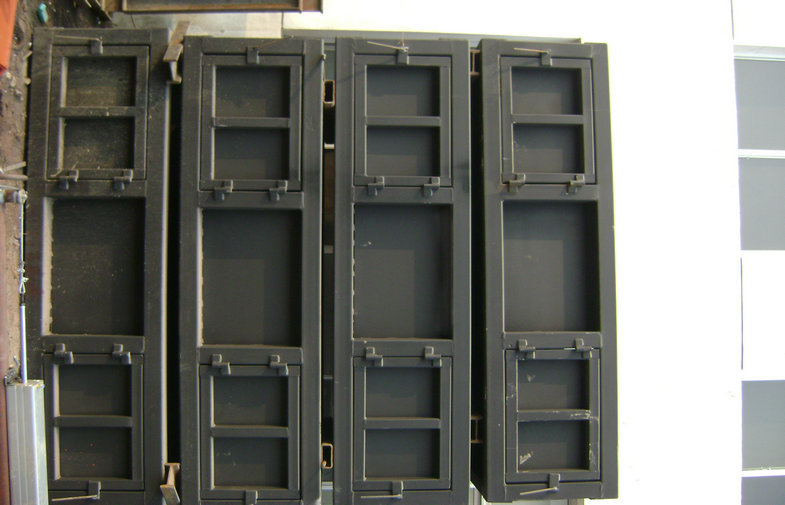 Custom Steel Shipping Containers for transport of production materials, coal mines