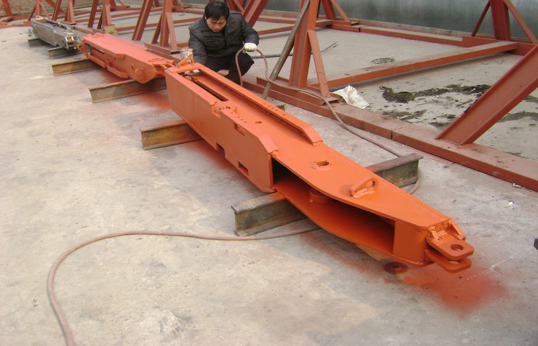 28 Ton Adjustable 14DUO Mining Hydraulic Lifting Hoist Beams Equipment In A Horizontal Plane 2 m / s