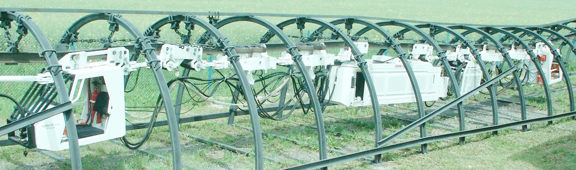 3m Mining Suspended Locomotive Underground Light Rail Mining Conveyor Systems For Tunnel Anchor Bolt