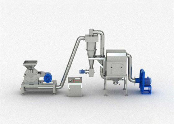 銀製色の草の粉砕機機械、7.5 Kwのスパイスの粉砕機