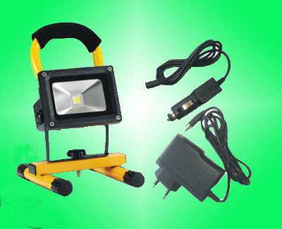 Rechargeable LED flood-light