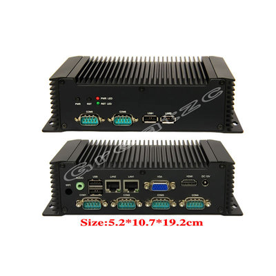High Definition ATOM N2800 CPU Fanless Industrial Computer For Toll System